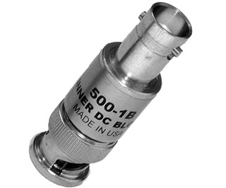 DC Block, 500-1B, 100 Watts, BNC, 0.400-3.000 GHz — MECA Electronics, Inc.
