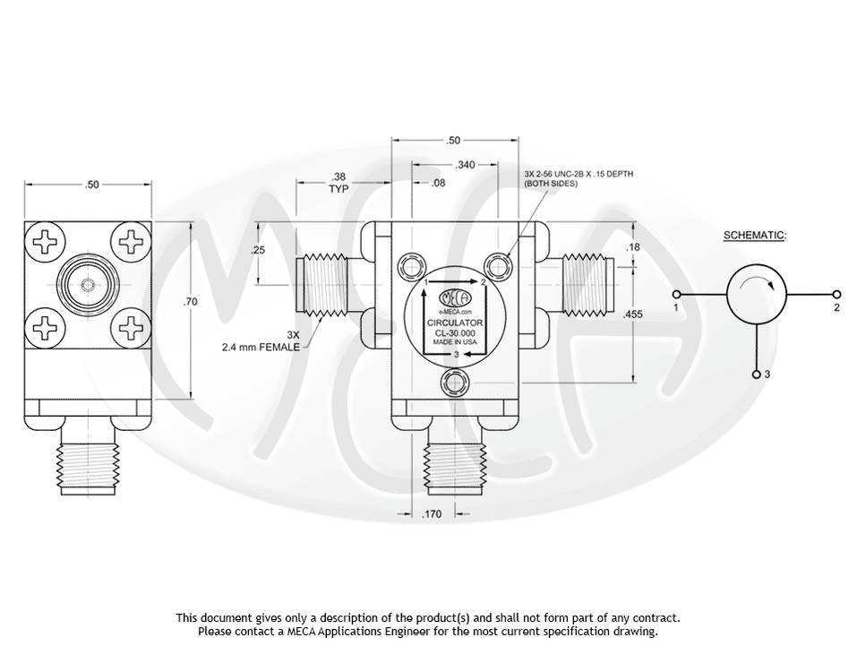 Isolator & Circulator — MECA Electronics, Inc.