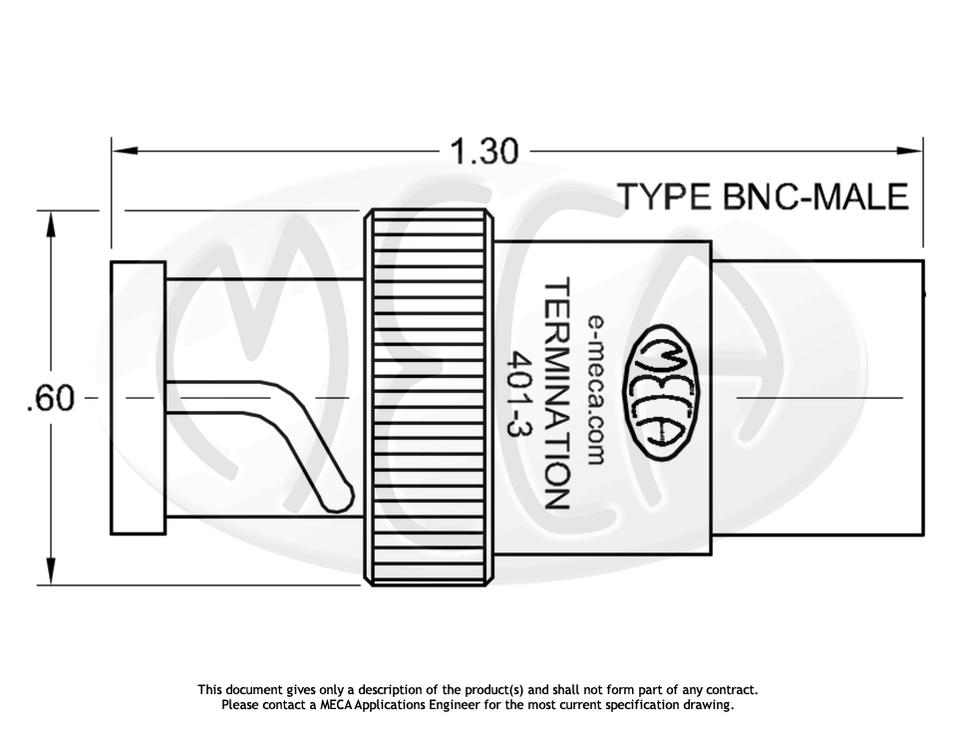 RF Terminations BNC — MECA Electronics, Inc.