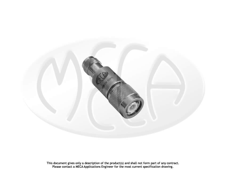 DC Block, 500-1T, 100 Watts, TNC, 0.400-3.000 GHz — MECA Electronics, Inc.