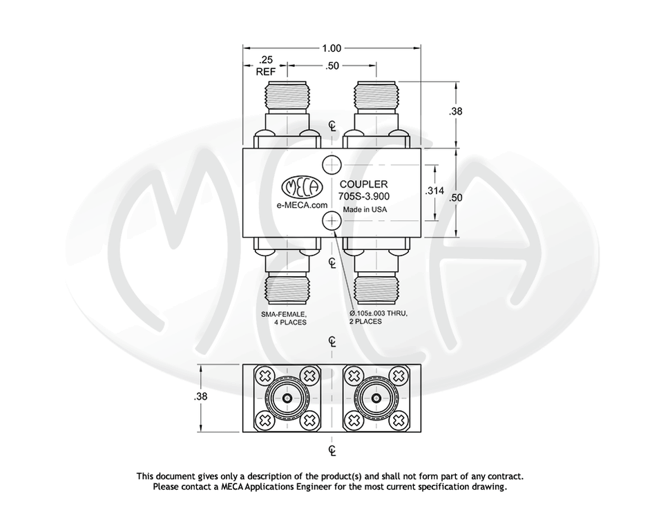 3 dB Hybrids Couplers — MECA Electronics, Inc.