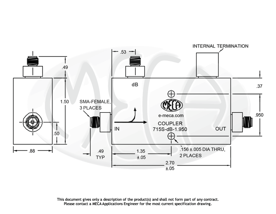 Directional Couplers SMA — MECA Electronics, Inc.