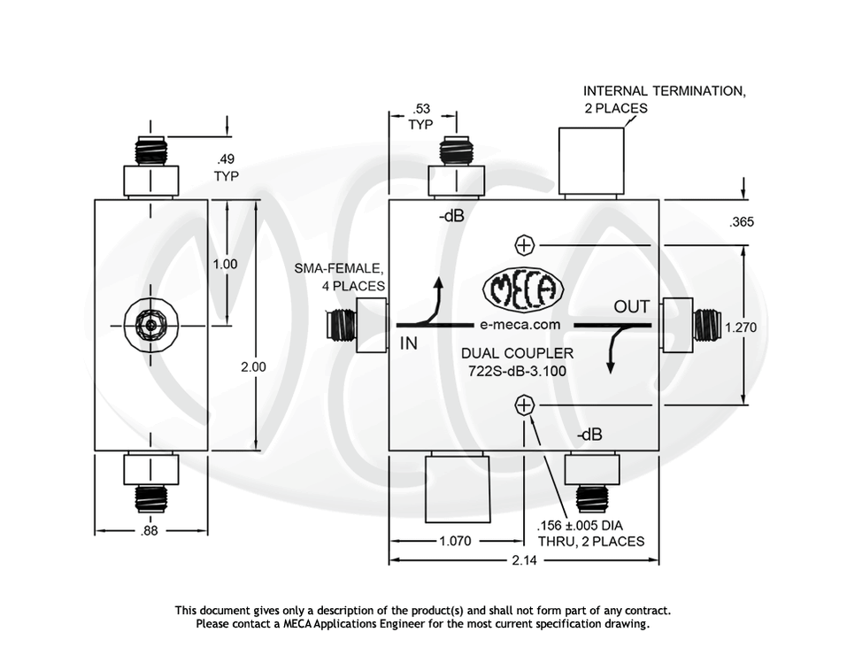 Directional Couplers SMA — MECA Electronics, Inc.