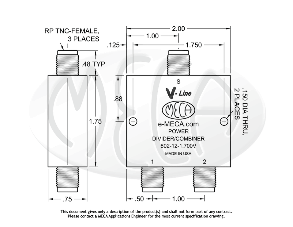 Power Dividers — MECA Electronics, Inc.