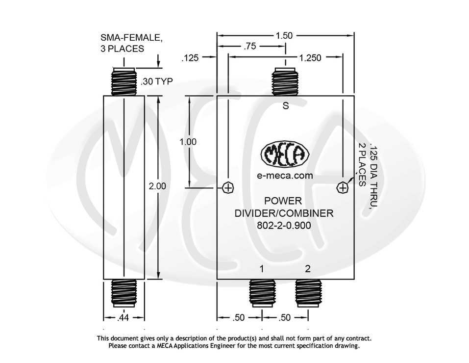 Power Dividers — MECA Electronics, Inc.
