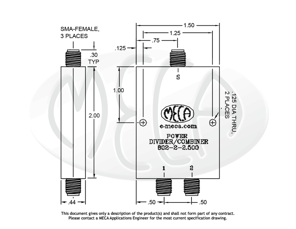 Power Dividers — MECA Electronics, Inc.