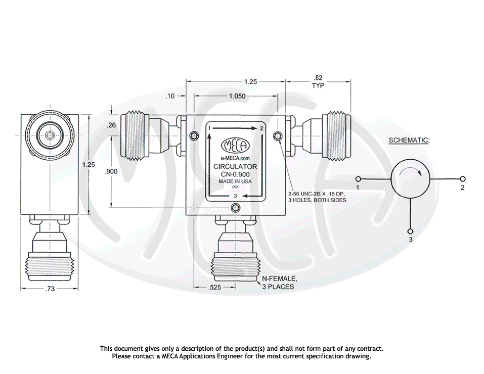 RF Circulator — MECA Electronics, Inc.