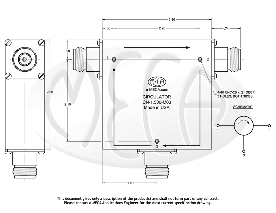 RF Circulator — MECA Electronics, Inc.