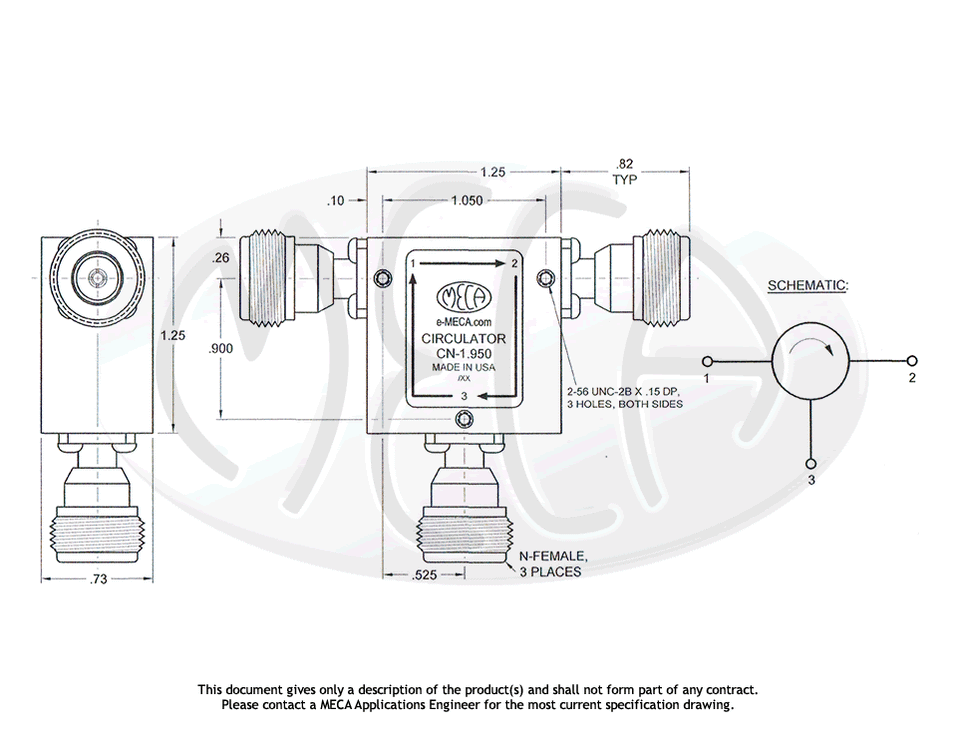 RF Circulator — MECA Electronics, Inc.