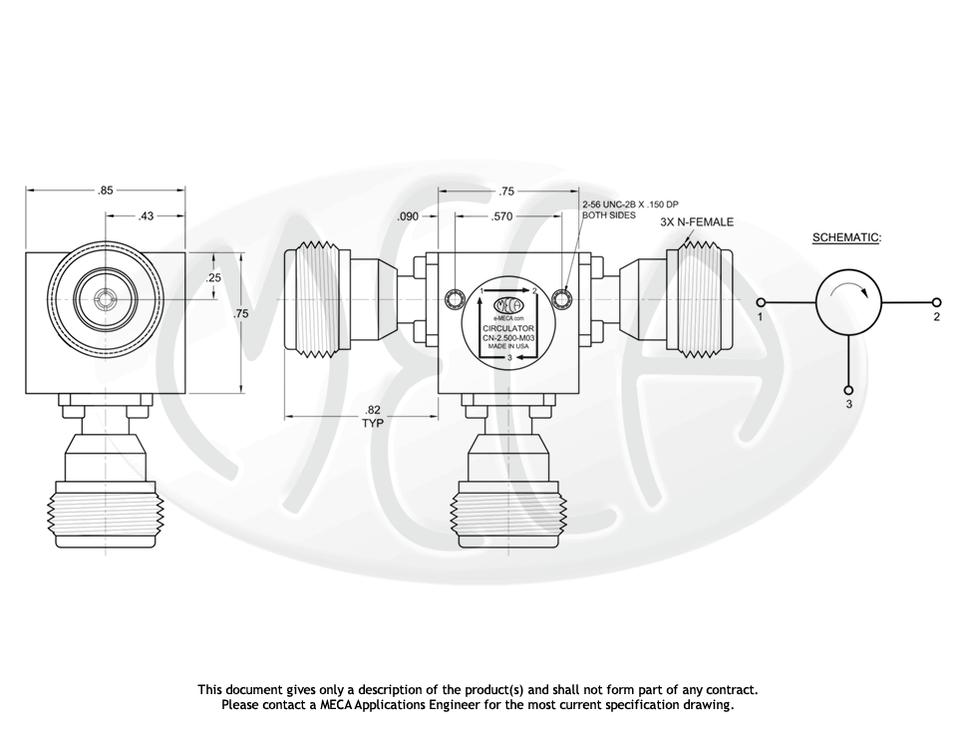 Isolator & Circulator — MECA Electronics, Inc.