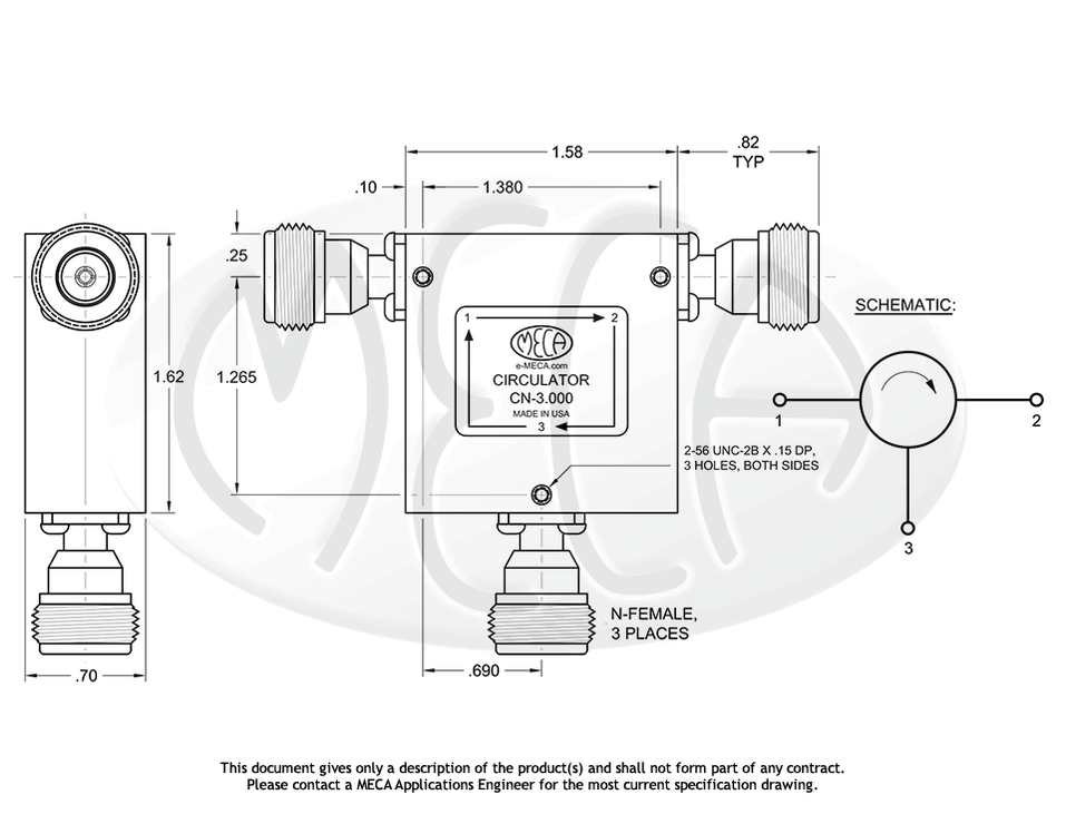 RF Circulator — MECA Electronics, Inc.