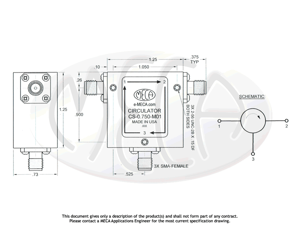RF Circulator — MECA Electronics, Inc.