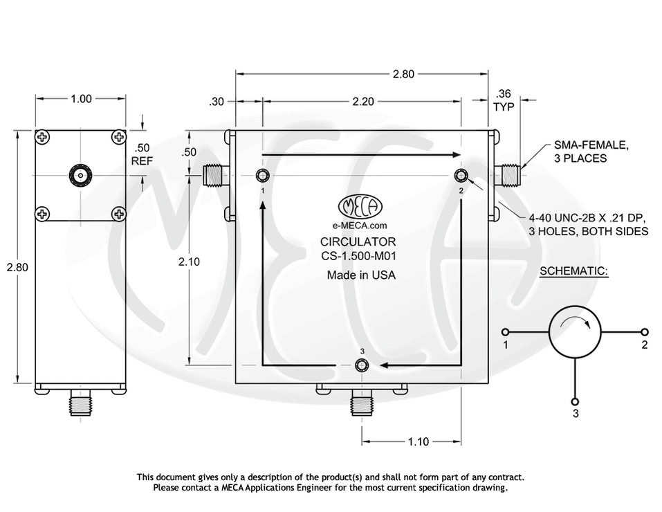 RF Circulator — MECA Electronics, Inc.