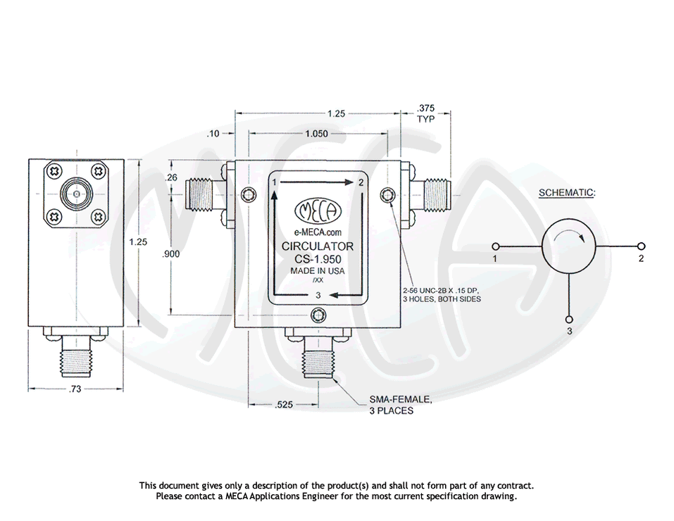 RF Circulator — MECA Electronics, Inc.