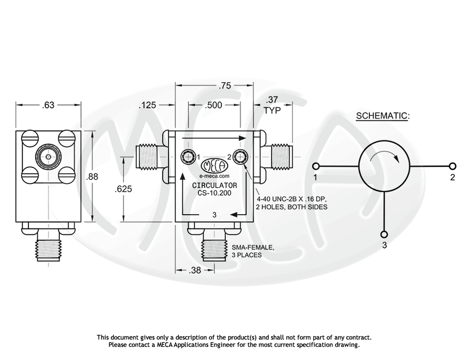 RF Circulator — MECA Electronics, Inc.