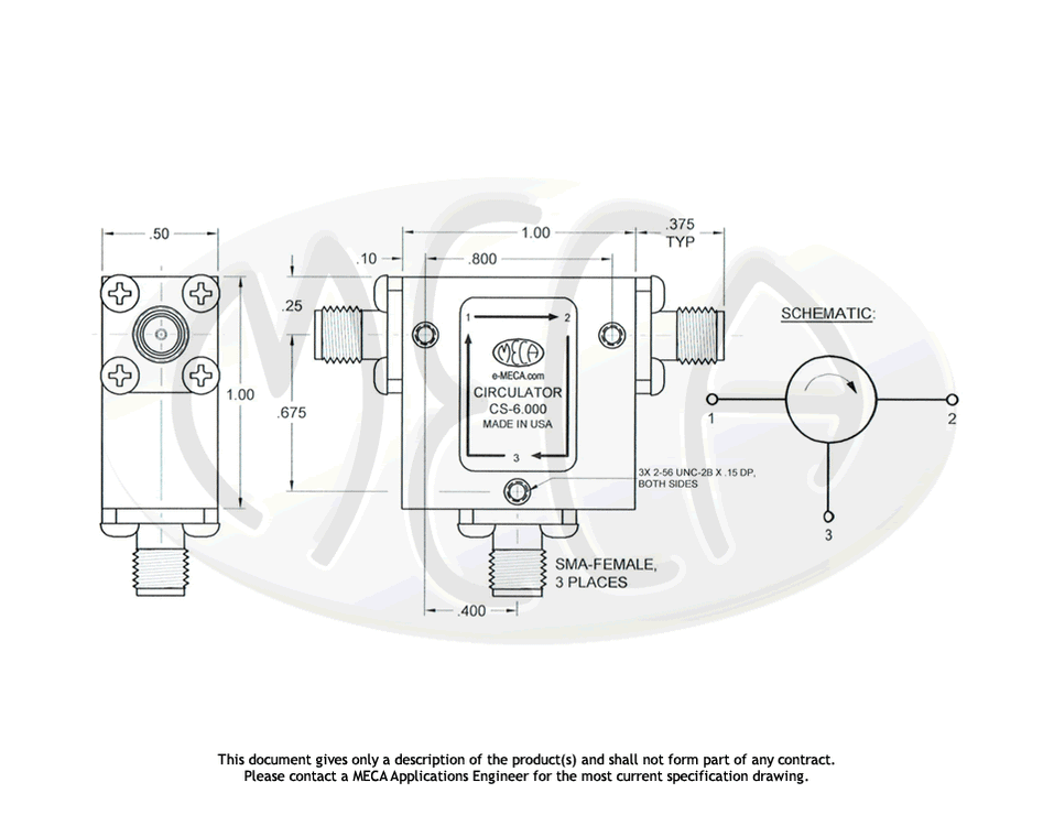 RF Circulator — MECA Electronics, Inc.