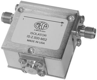 RF Isolator, IS-2.500-M02, 20 Watts, SMA-Female 2.3-2.7 GHz — MECA ...