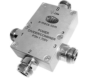3-W N-Female Power Divider, P3N-1.700V, 0.698-2.7 GHz — MECA ...