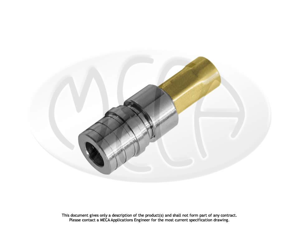 QMA-M-Termination, TQ1-3, 1 Watt, DC-3.0 GHz — MECA Electronics, Inc.